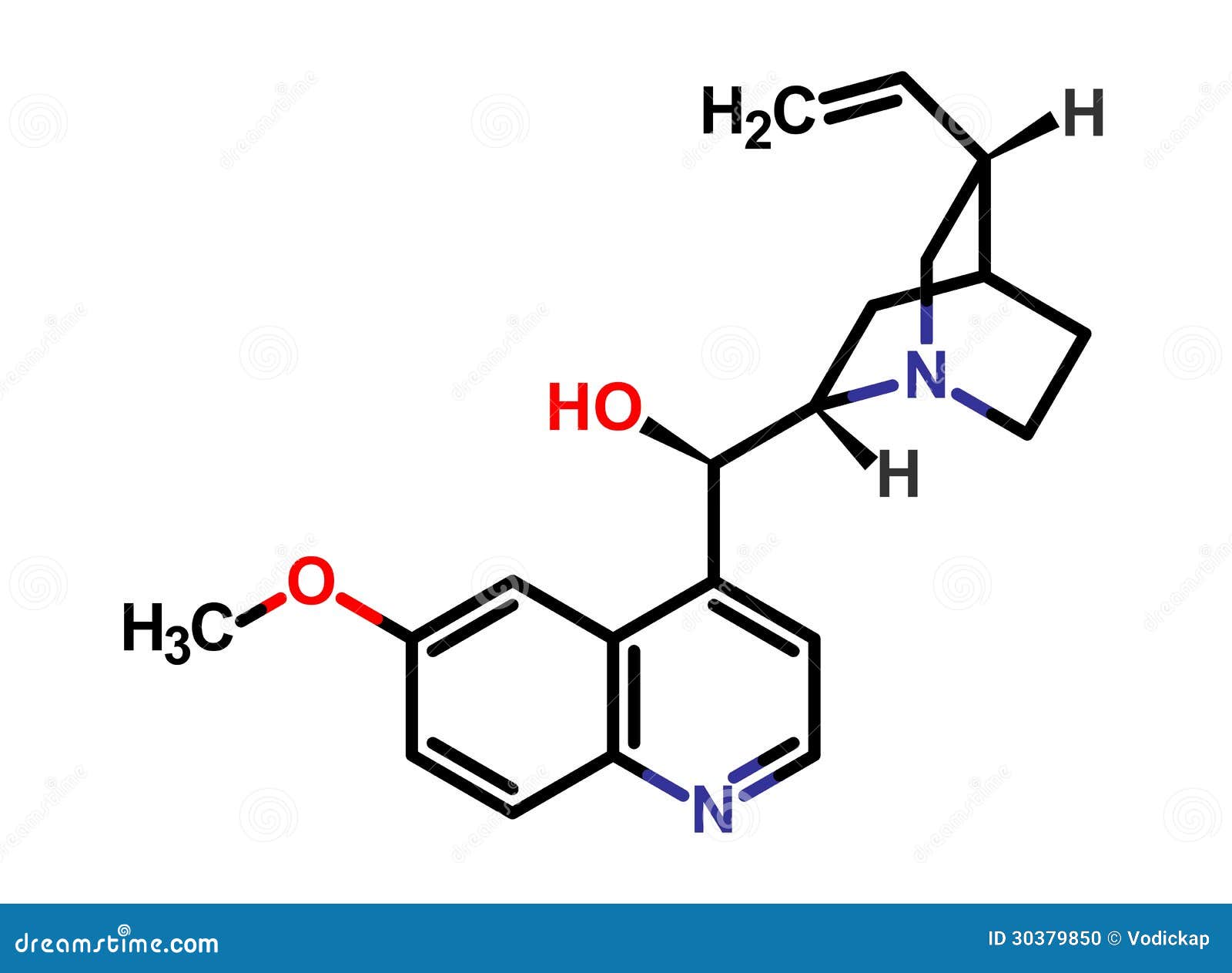 Kinine vector illustratie. Illustration of schors, chemie - 30379850