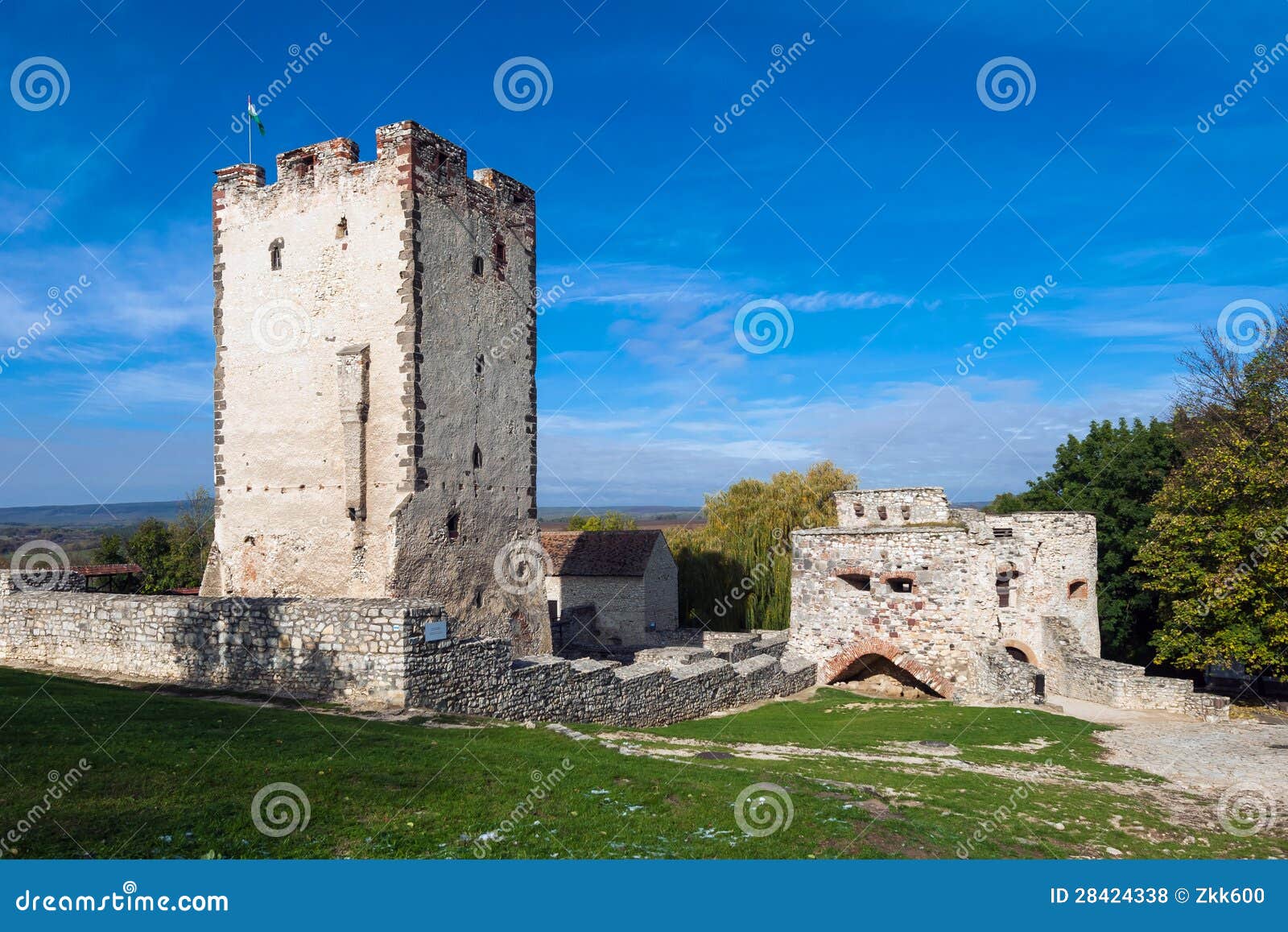 Kinizsi castle stock photo. Image of architectural, knights - 28424338