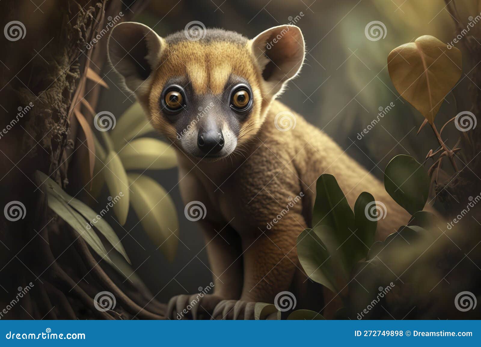 Kinkajou Generative Ai Stock Image | CartoonDealer.com #282787693