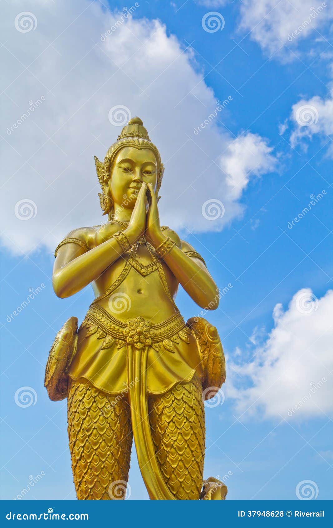 Kinnara statue stock photo. Image of elegant, heritage - 37948628