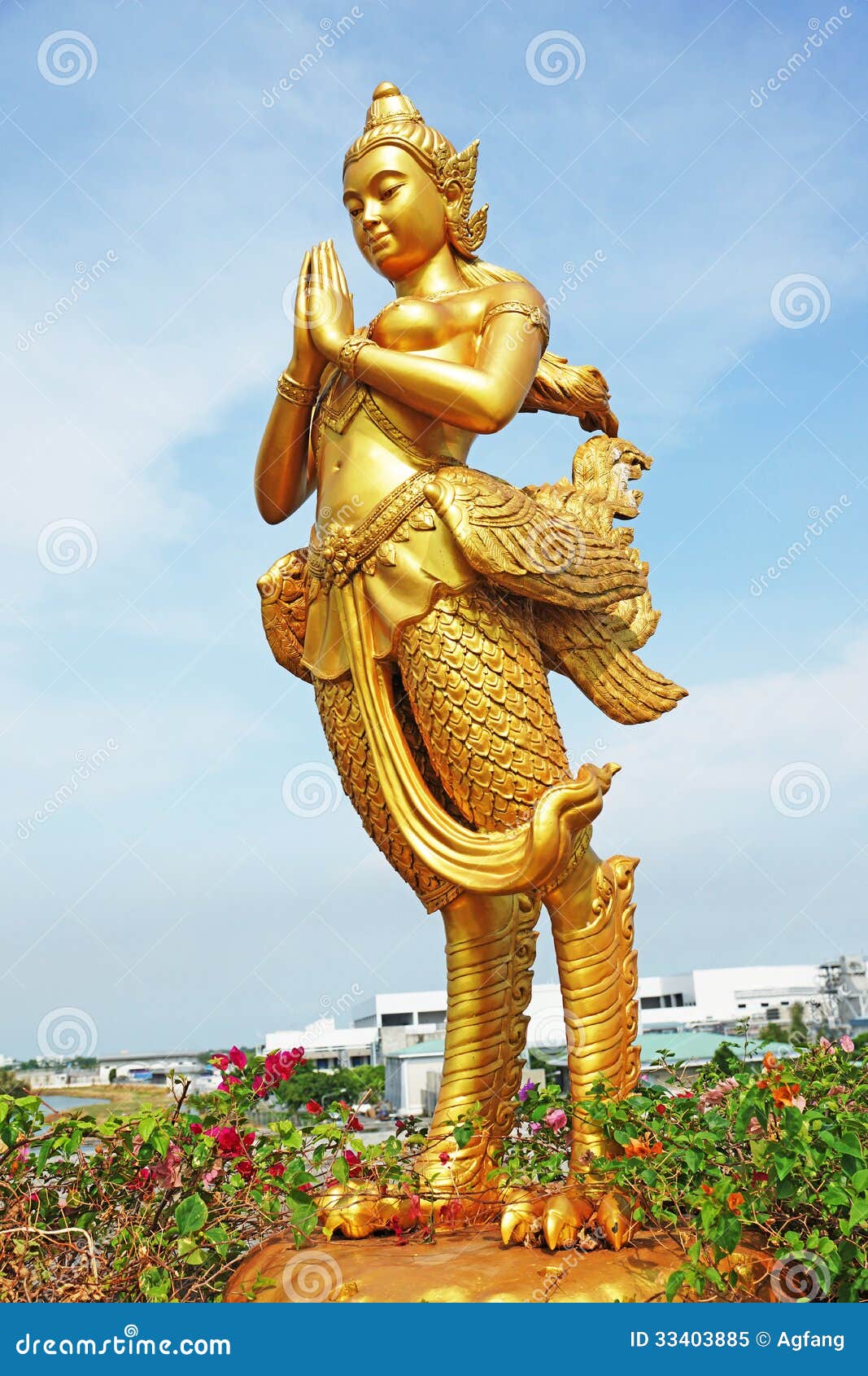 Kinnaree стоковое изображение. изображение насчитывающей радетель ...