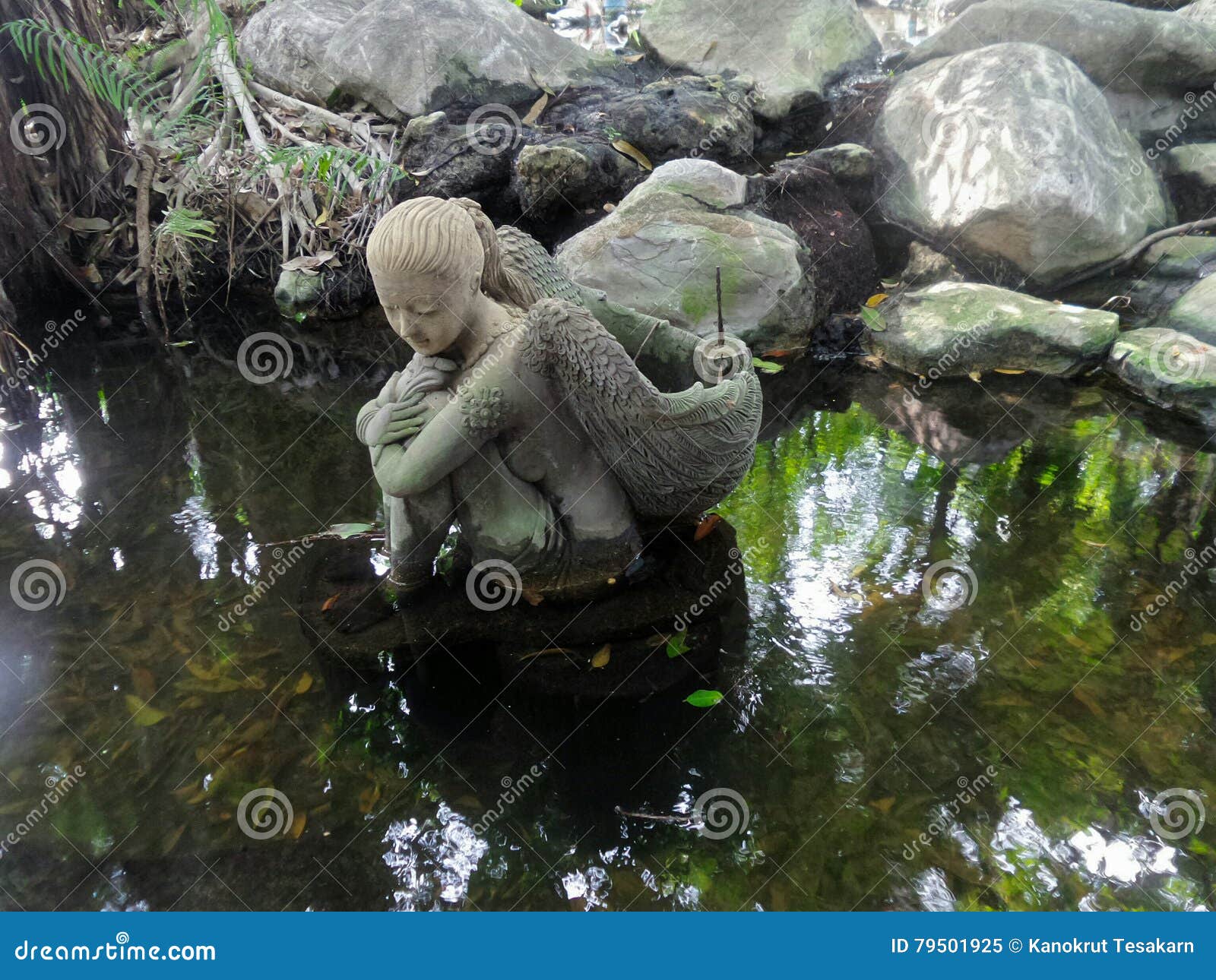 Kinnaree Sculpture Stock Image | CartoonDealer.com #82900921