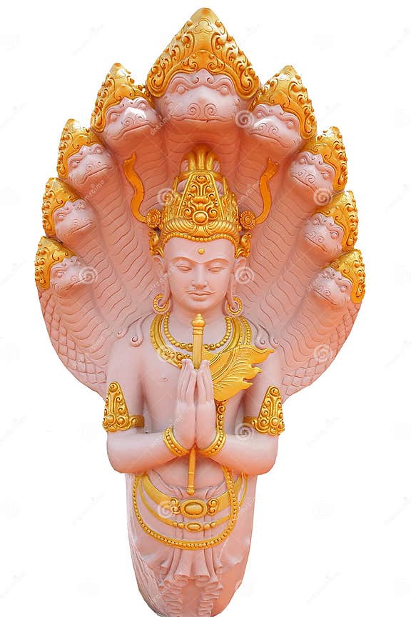 Kinnari statue. stock photo. Image of colorful, isolate - 26412646