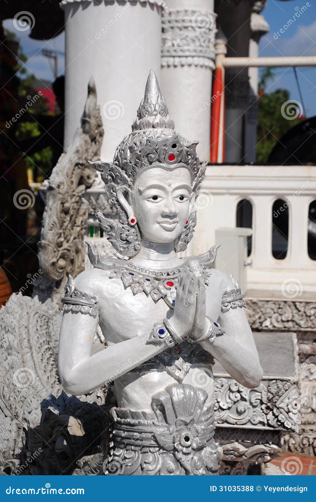 Kinnari statue stock photo. Image of color, monument - 31035388