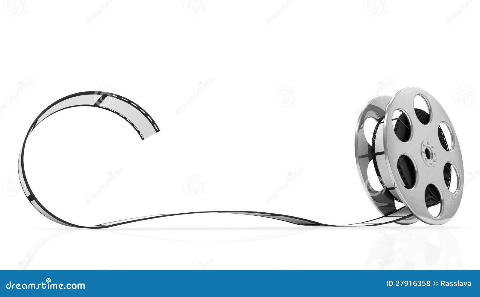 Kino-Film-Rolle stock abbildung. Illustration von film - 27916358