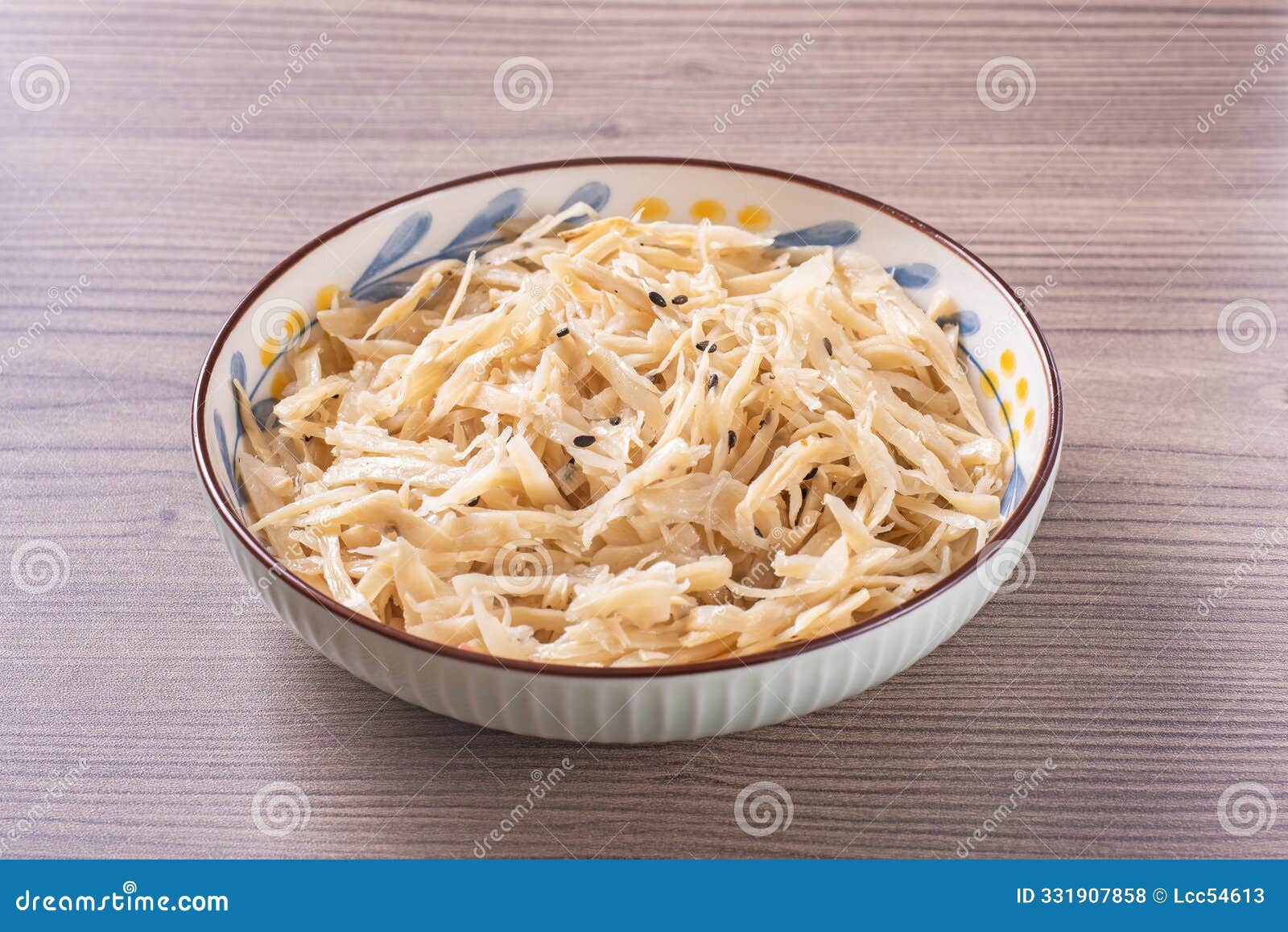 Kinpira burdock root stock photo. Image of prepared - 331907858