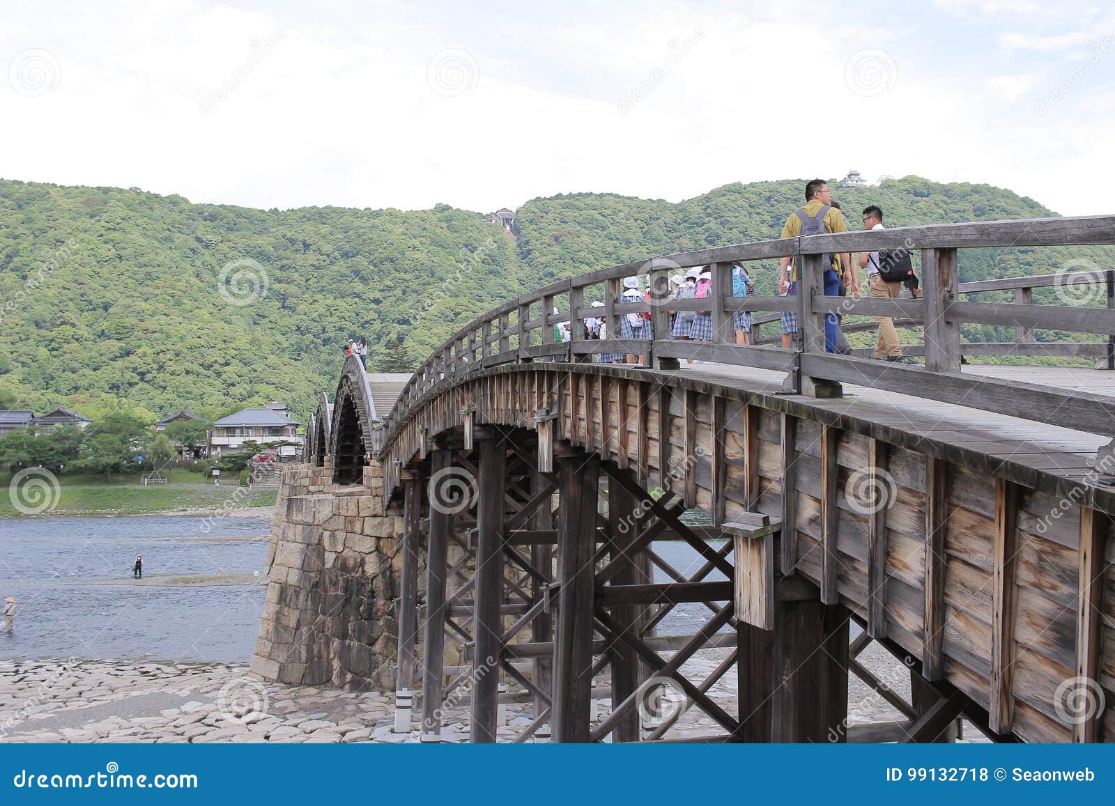 Kintai Bridge, One of the Oldest in Japan Editorial Stock Photo - Image ...