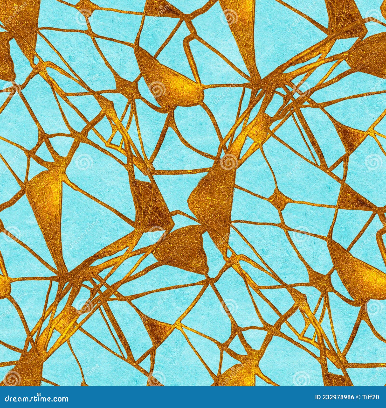 Kintsugi. Seamless pattern stock illustration. Illustration of ancient ...