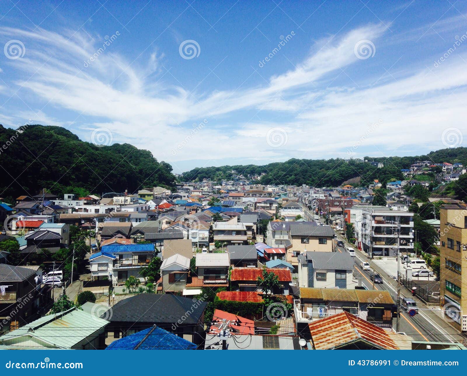 Kinugasa japan stock image. Image of kinugasa, skyline - 43786991