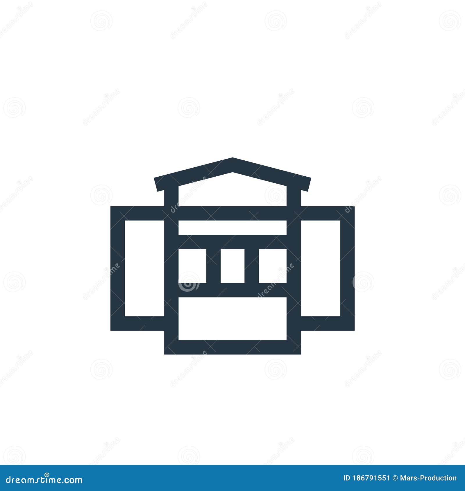 Kiosk Vector Icon. Kiosk Editable Stroke. Kiosk Linear Symbol for Use ...