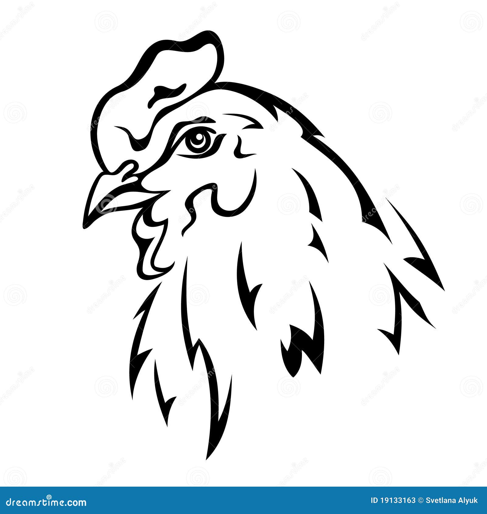 Kip vector illustratie. Illustration of dier, landbouwbedrijf - 19133163