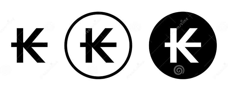 Kip Icon Isolated on White Background Stock Vector - Illustration of ...