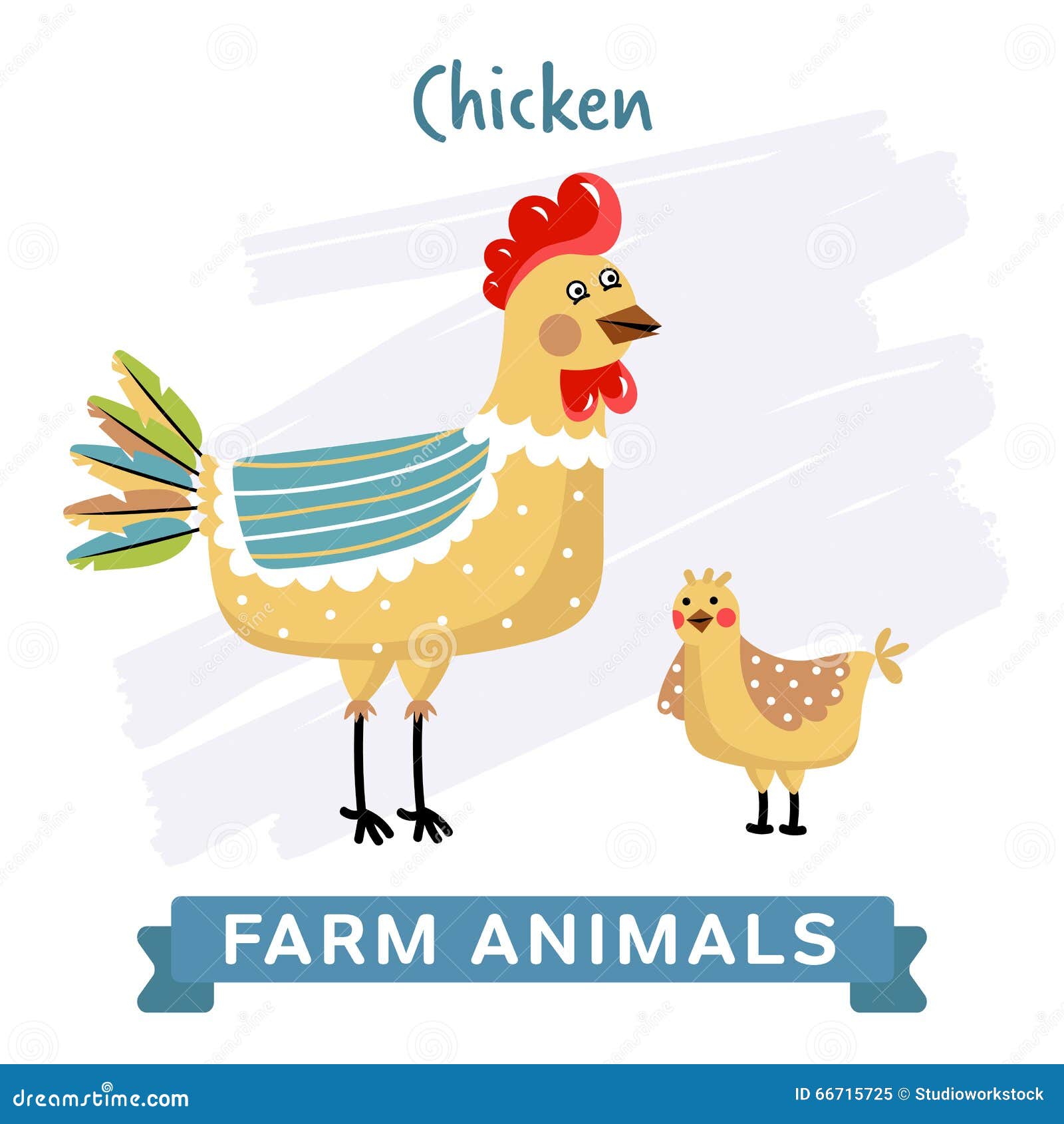 Kip, vector vector illustratie. Illustration of grafisch - 66715725