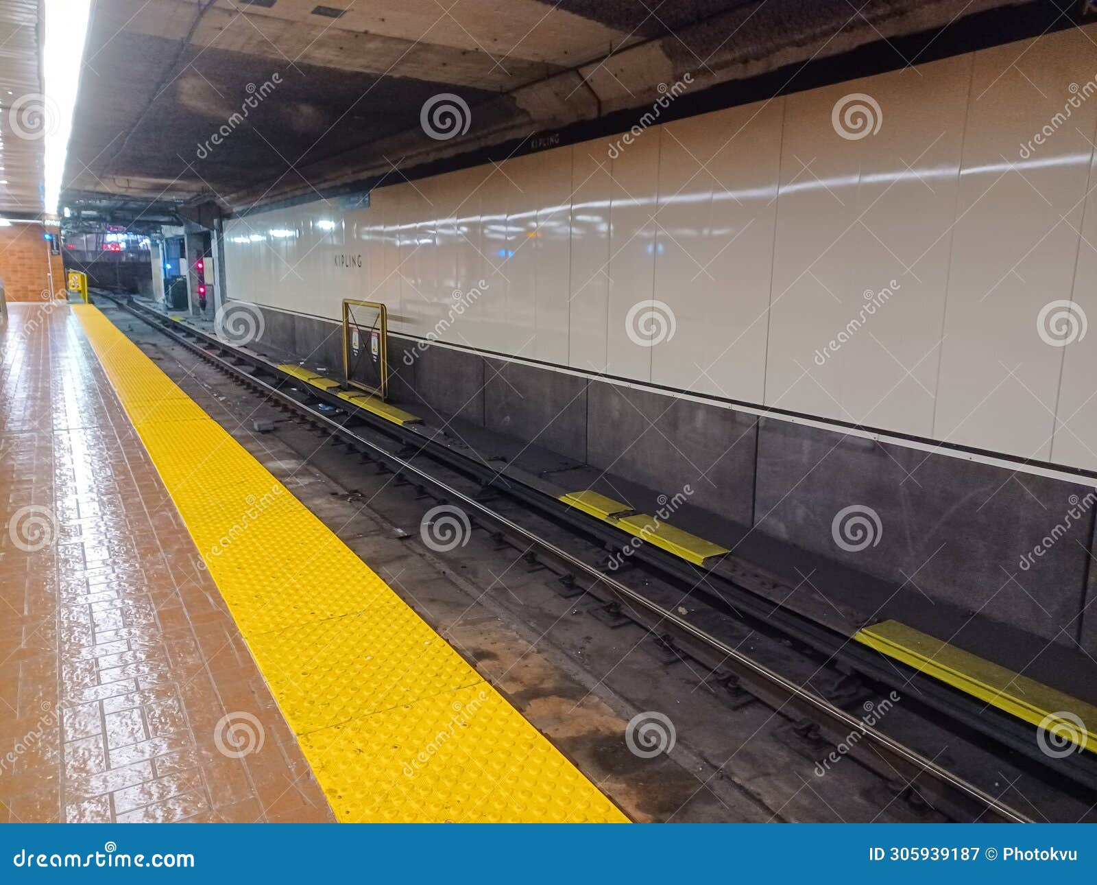 Kipling Subway Station Interior View Editorial Photography - Image of ...