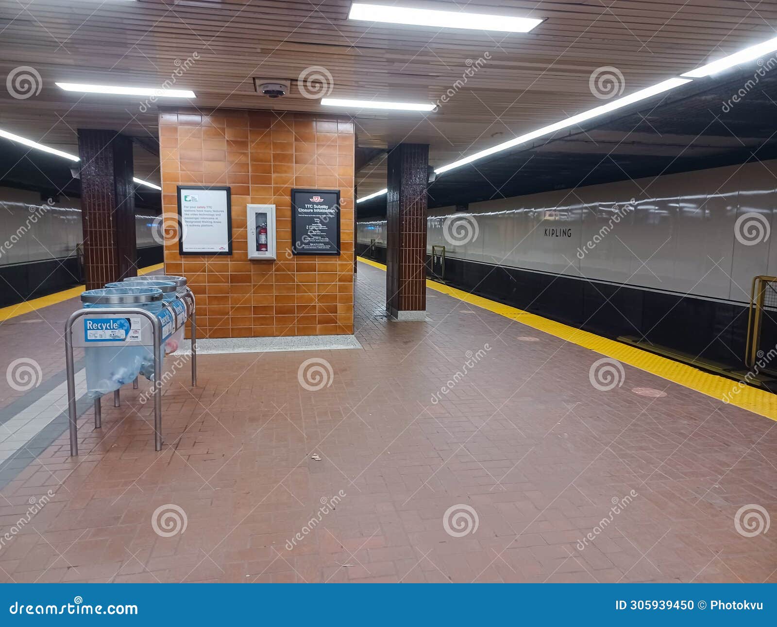 Kipling Subway Station Interior View Editorial Image - Image of ...