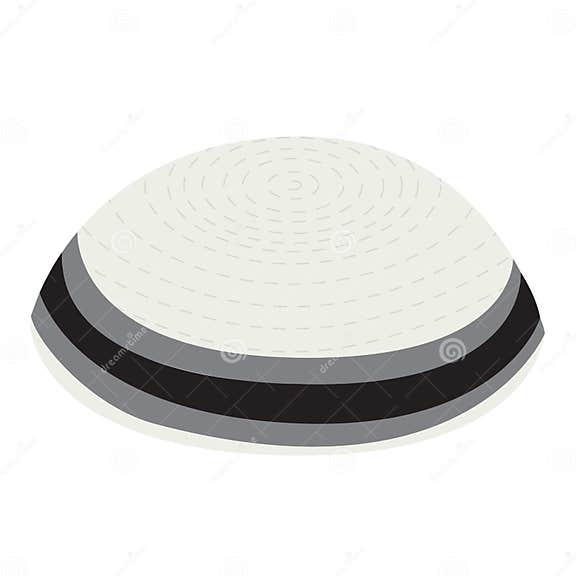 Kippa judaico isolado ilustração do vetor. Ilustração de vetor - 90754681