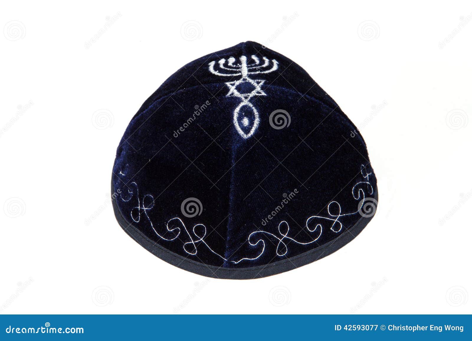 Kippah stock image. Image of religion, yarmulke, kippah - 42593077