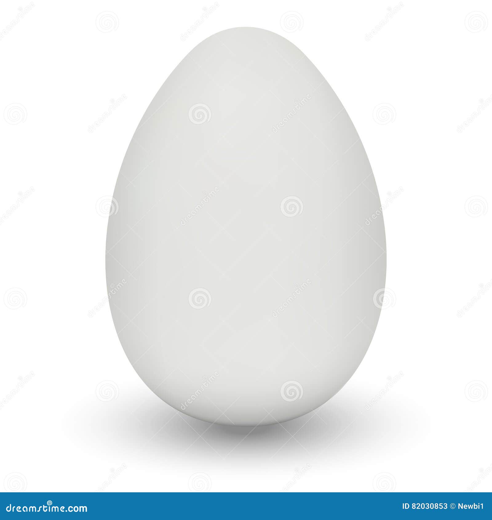 Kippenei Met Schaduw Vector Vector Illustratie - Illustration of ...