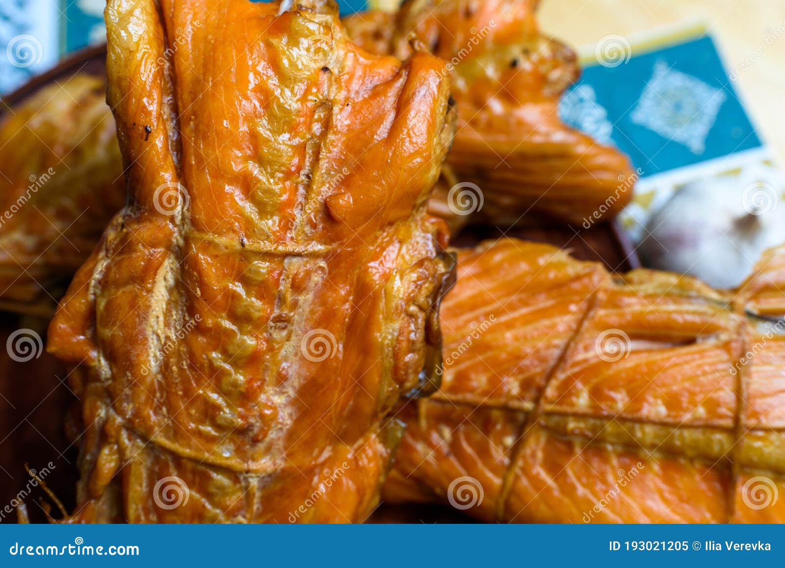 Kipper Fish On The Plate Stock Image | CartoonDealer.com #192786997