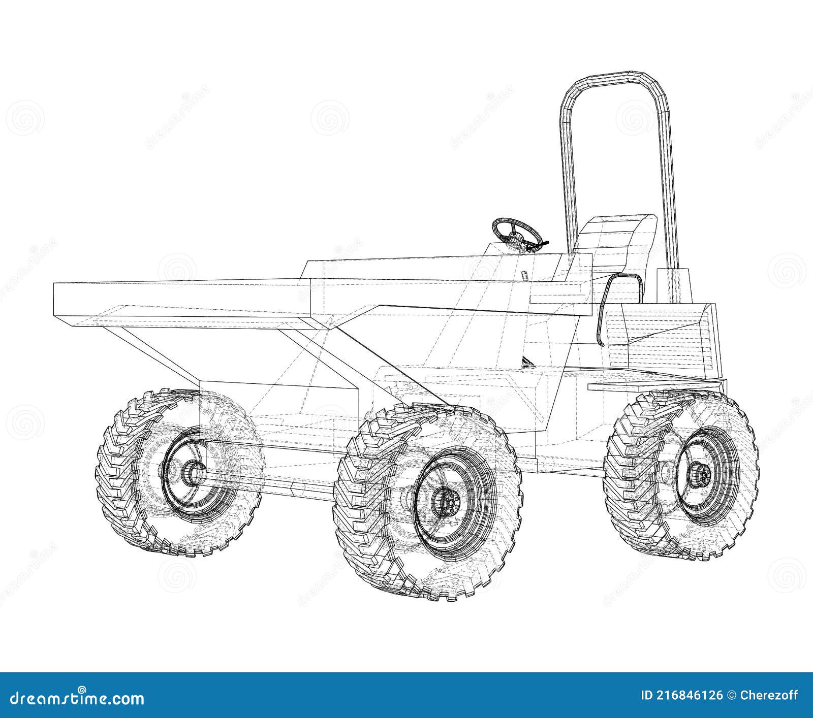 Kipper. Vektor vektor abbildung. Illustration von industriell - 216846126