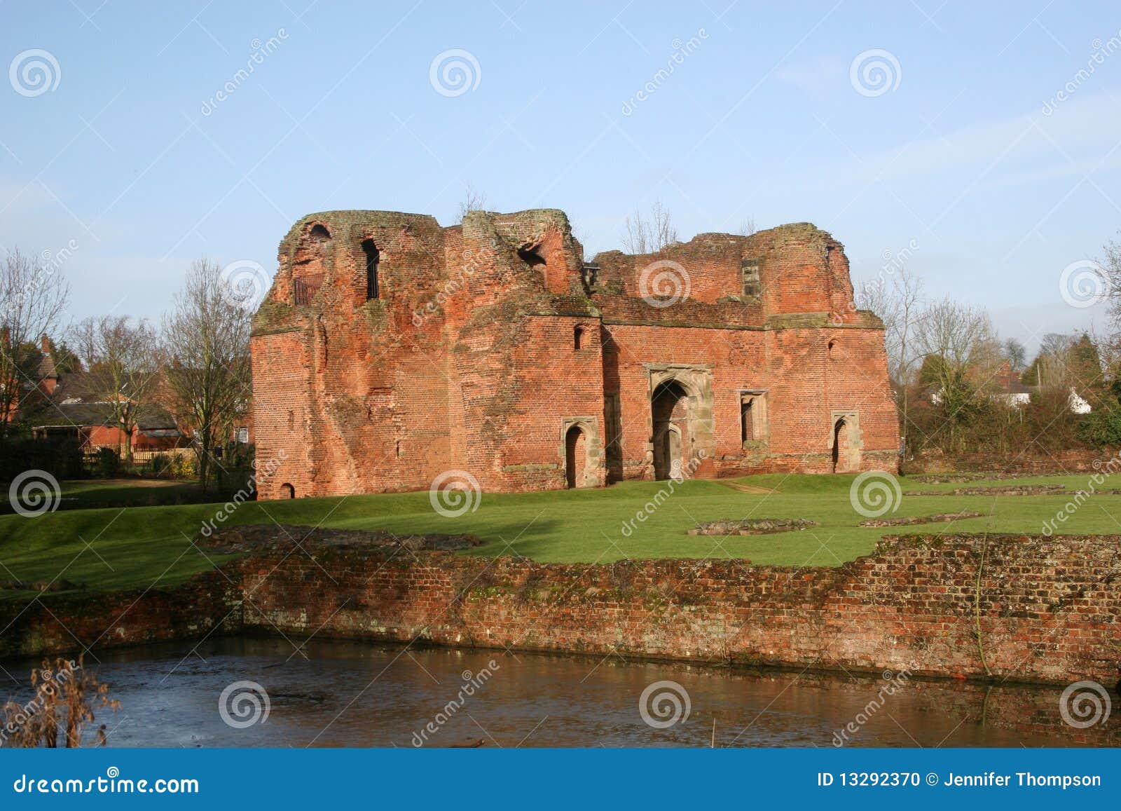 Kirby Muxloe castle stock photo. Image of defence, ruin - 13292370