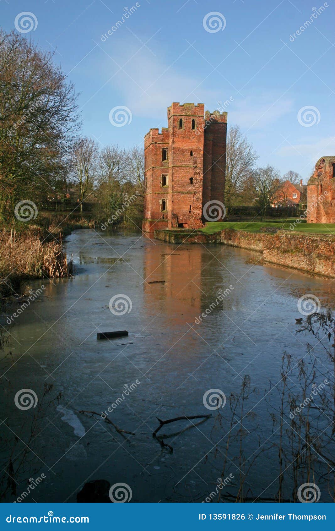 Kirby Muxloe castle stock photo. Image of walls, ruin - 13591826