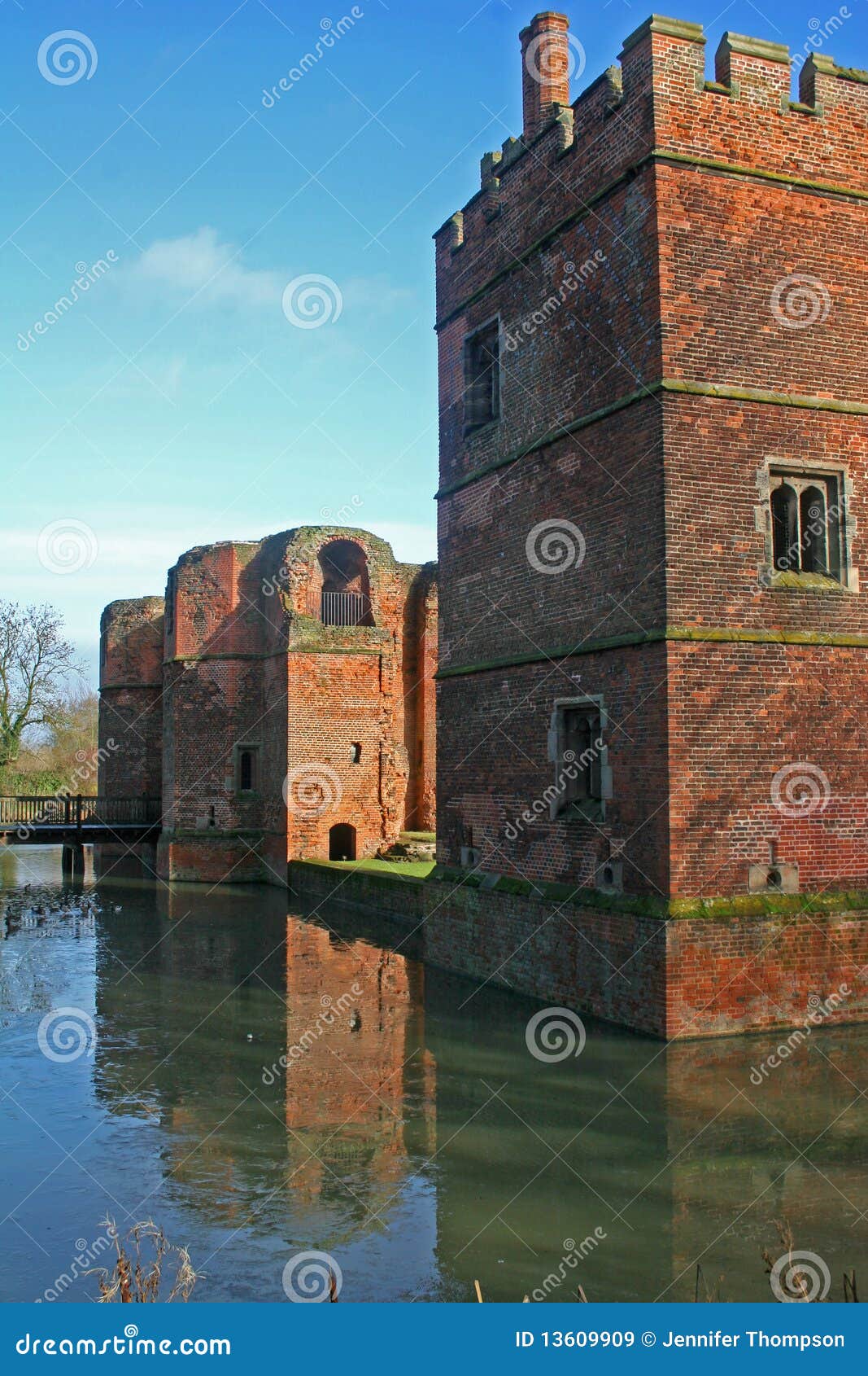 Kirby Muxloe castle stock image. Image of muxloe, kirby - 13609909