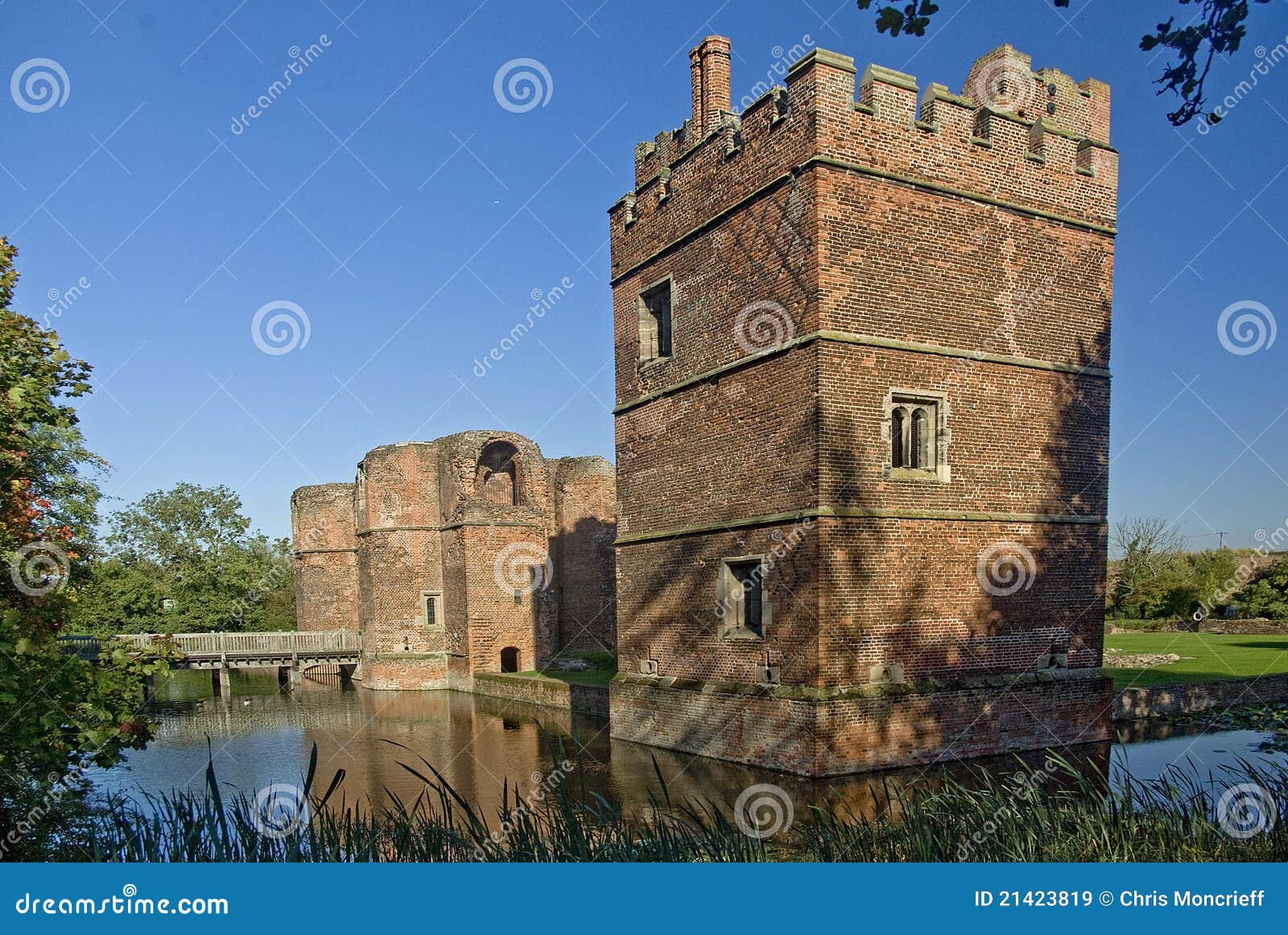 Kirby Muxloe Castle stock image. Image of castles, ancient - 21423819