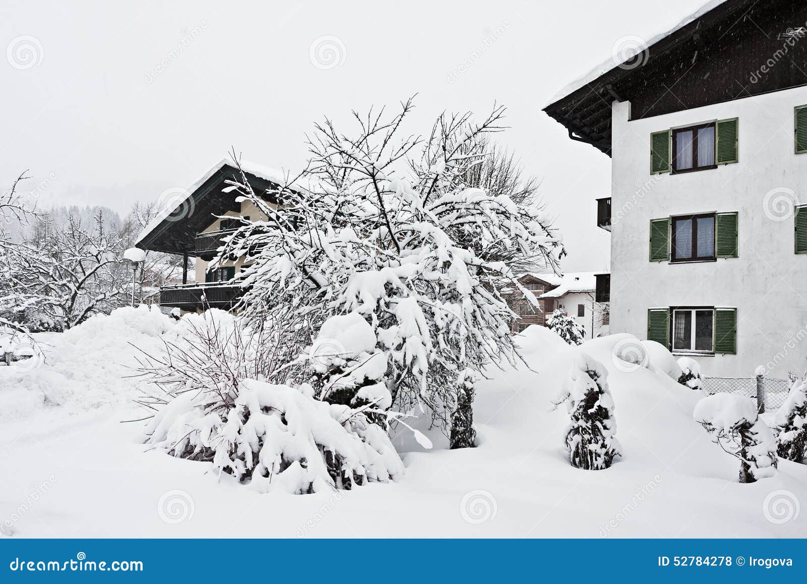 Kirchberg in Tirol stock photo. Image of snow, alps, vacation - 52784278