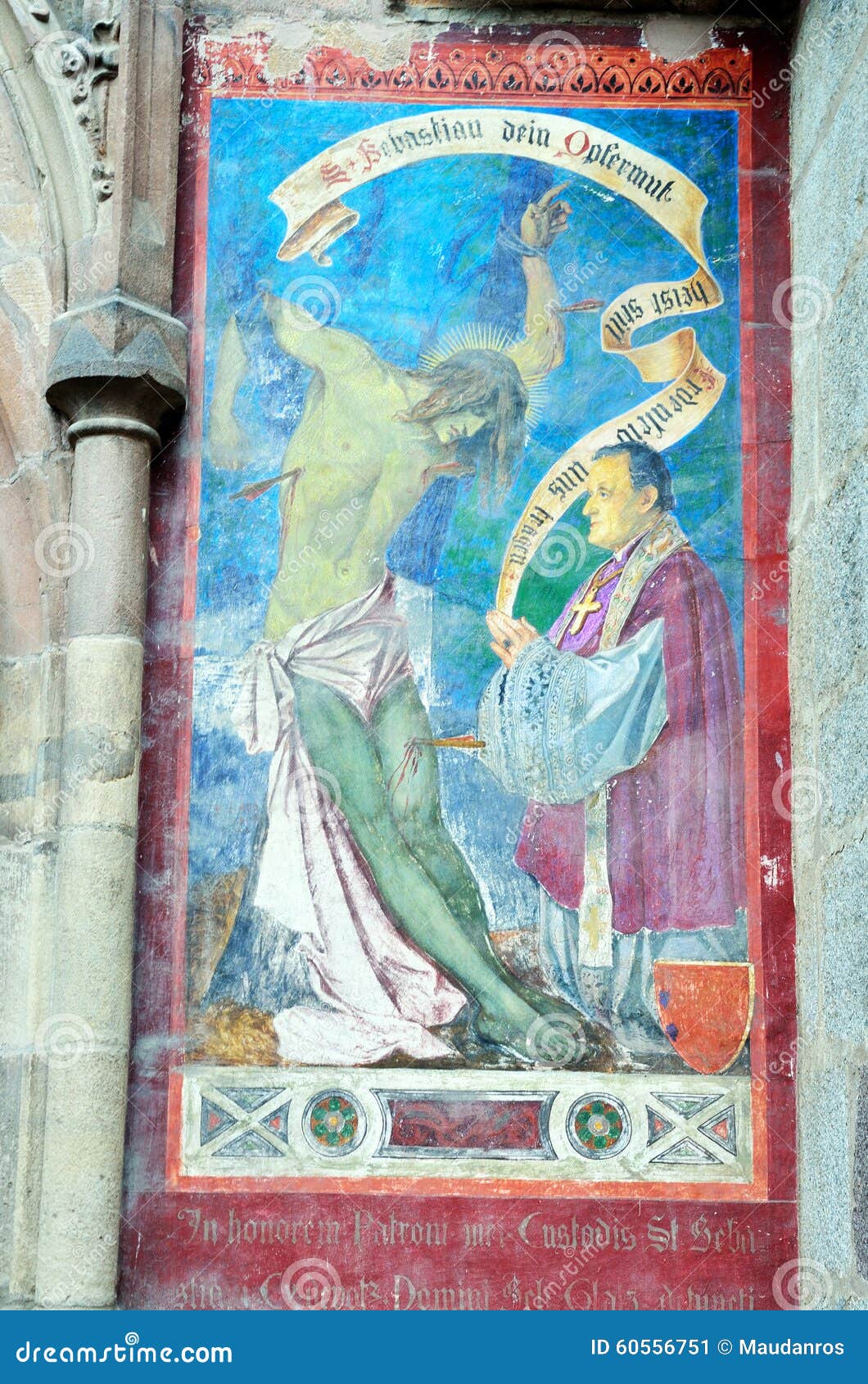 Kirchen-St. Nikolaus, Meran Stockbild - Bild von kirche, stadt: 60556751