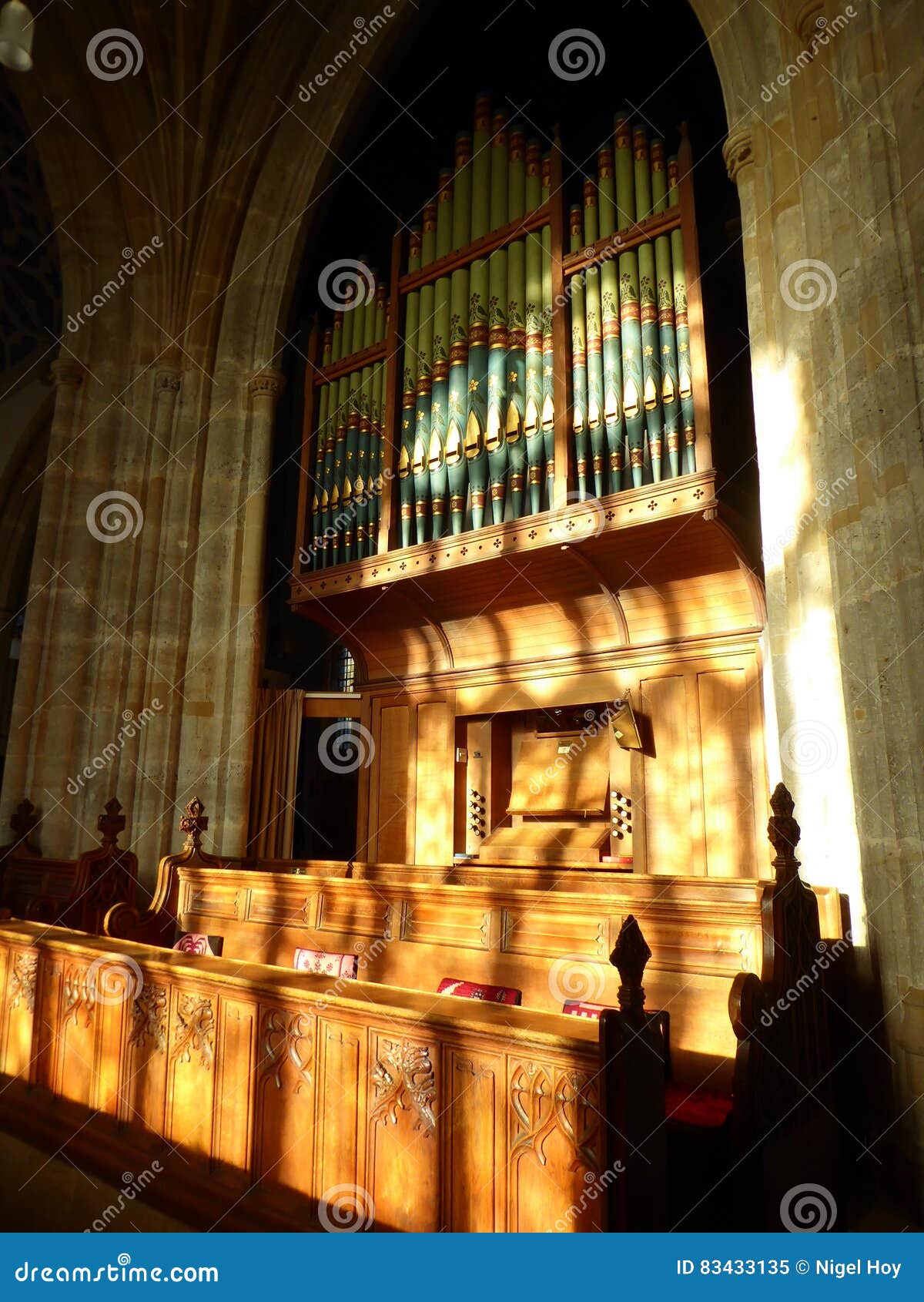 Kirchenorgel stockbild. Bild von somerset, john, europa - 83433135