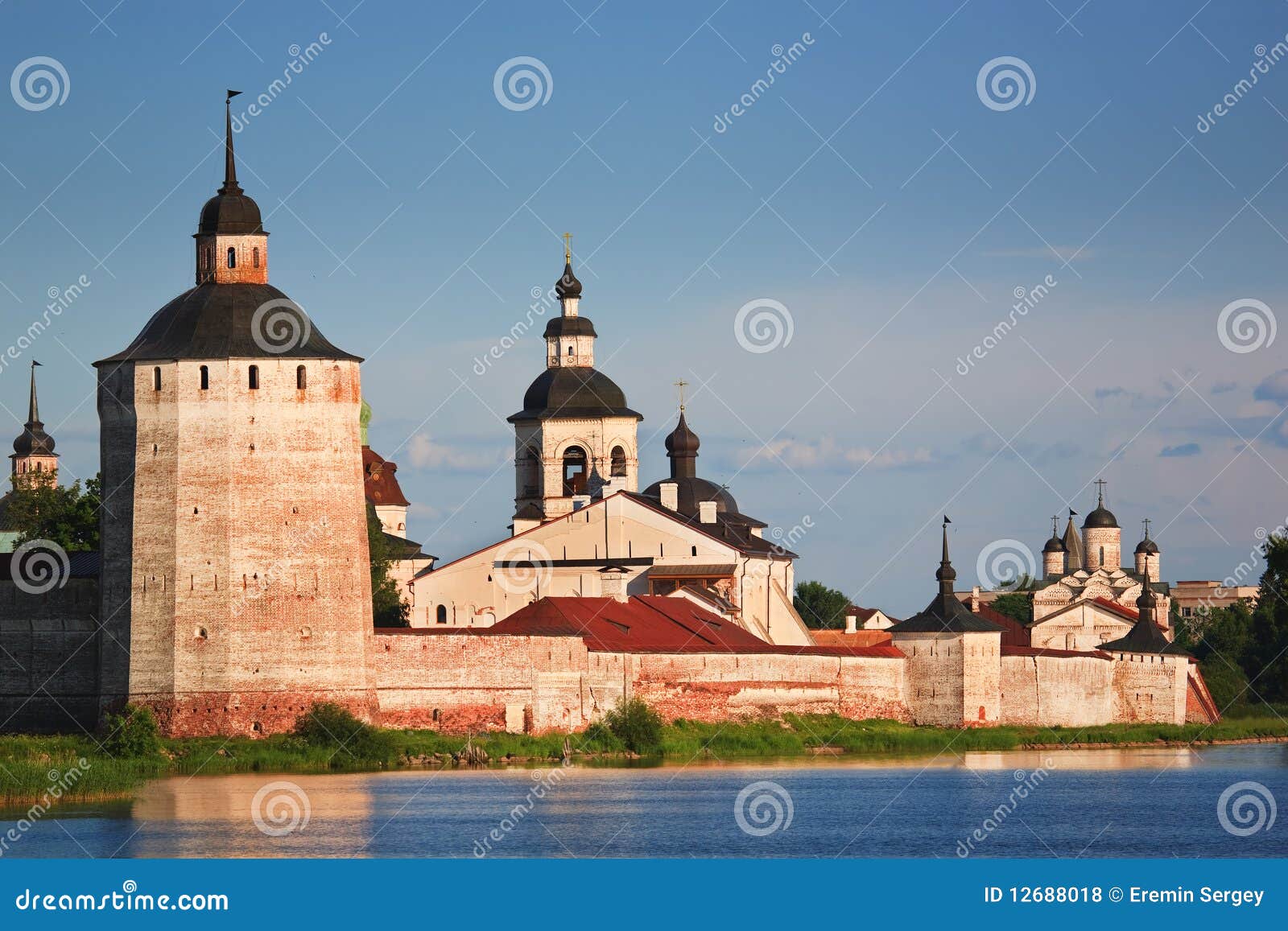 Kirillo-Belozersky Monastery, Overview Stock Photo - Image of cupola ...