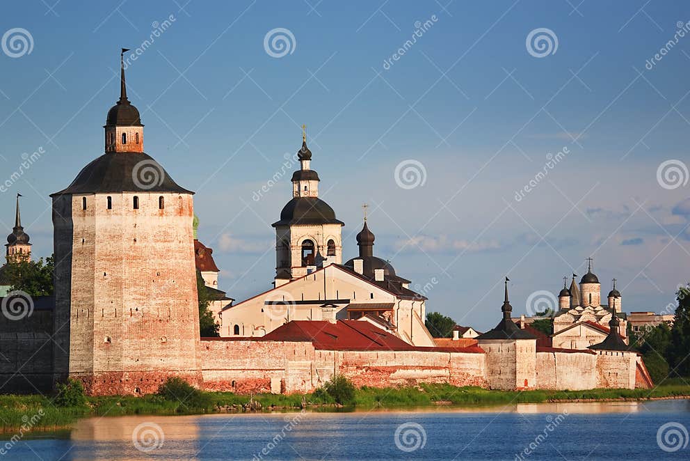 Kirillo-Belozersky Monastery, Overview Stock Photo - Image of cupola ...