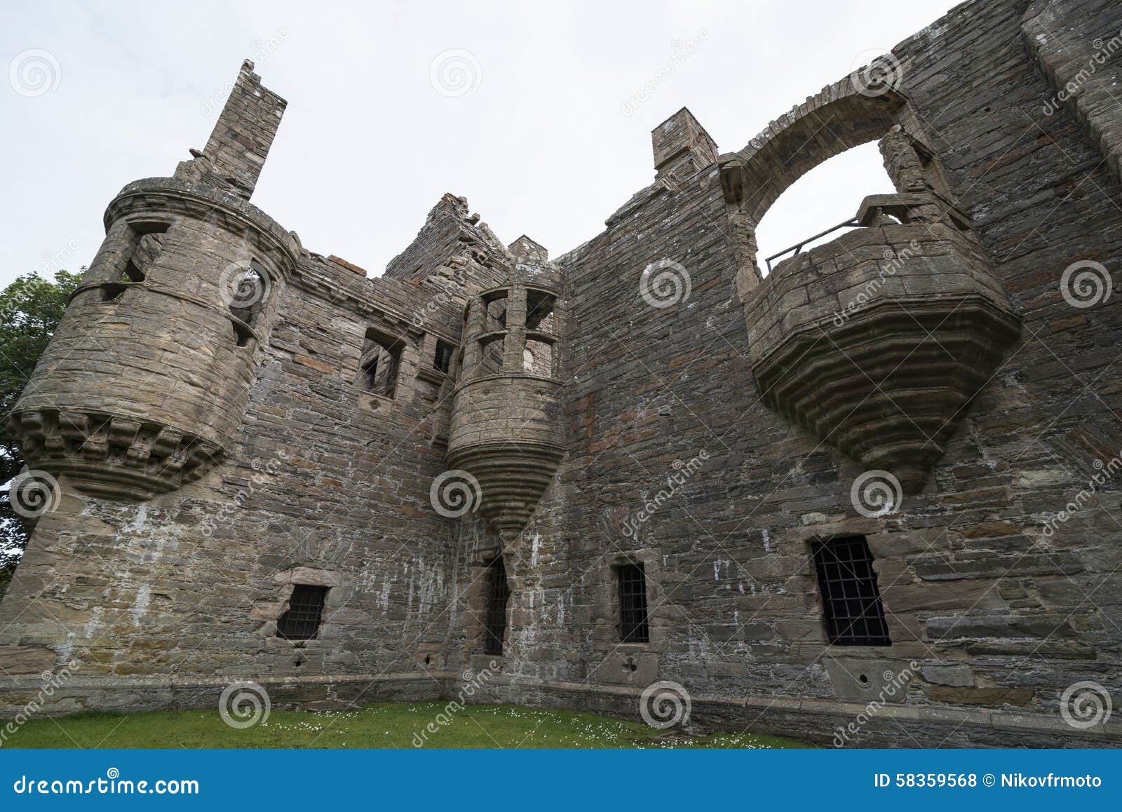 Kirkwall castle stock photo. Image of earls, historic - 58359568