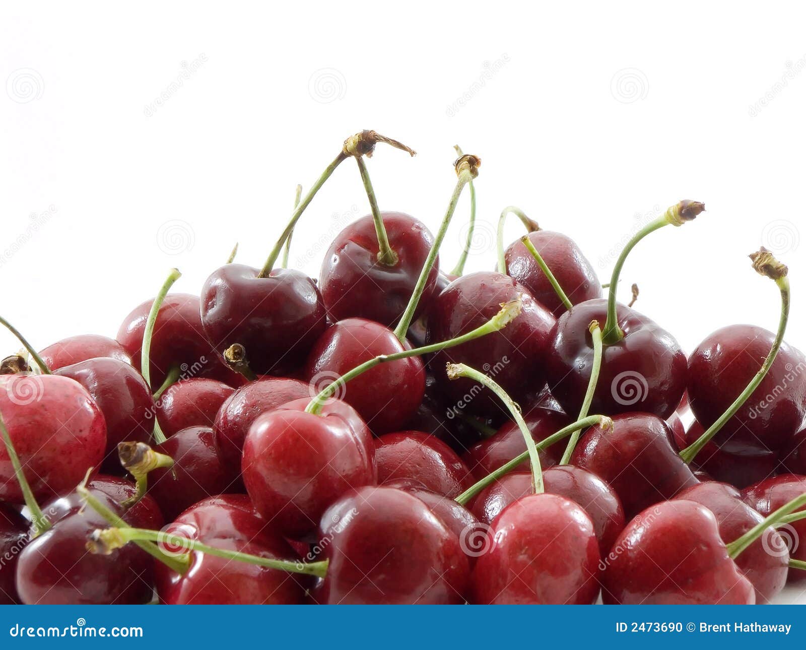 Kirschen stockfoto. Bild von frucht, kirsche, getrennt - 2473690