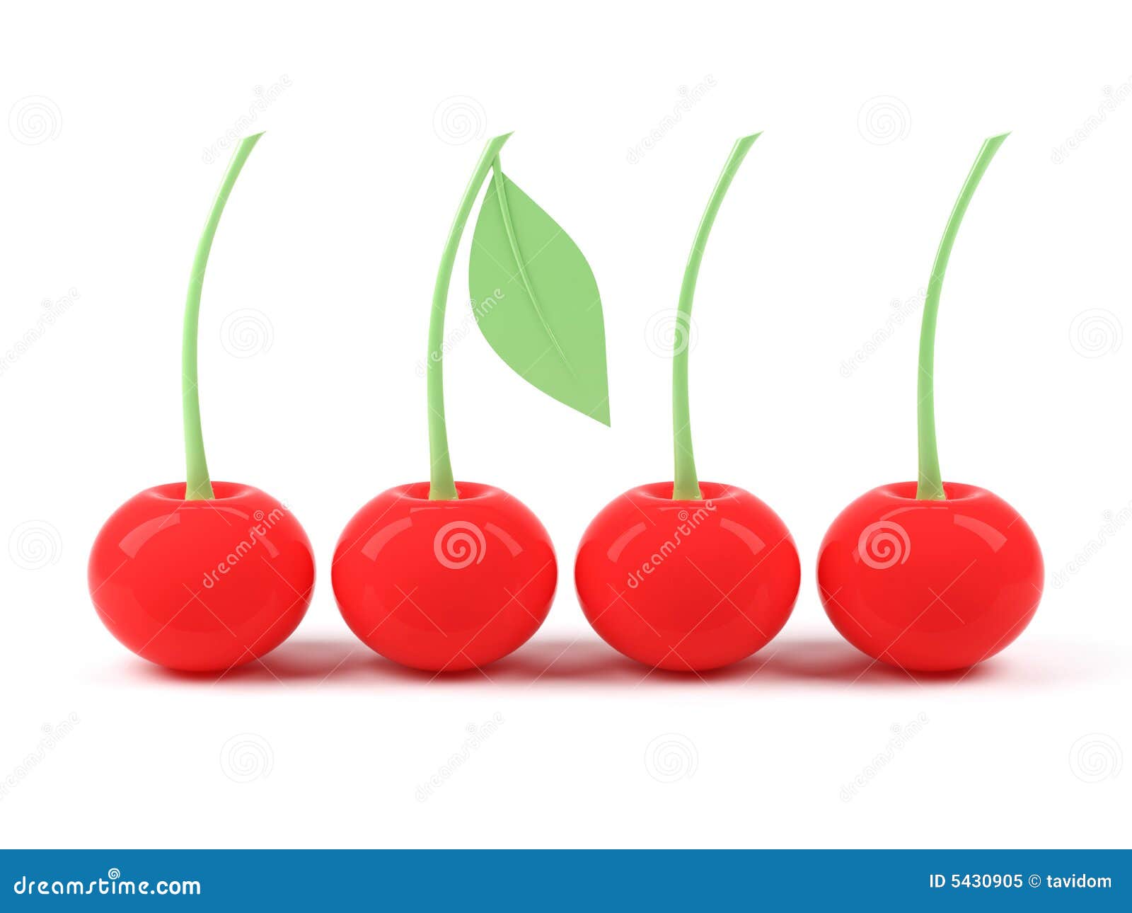 Kirschen 3d stock abbildung. Illustration von feinschmecker - 5430905