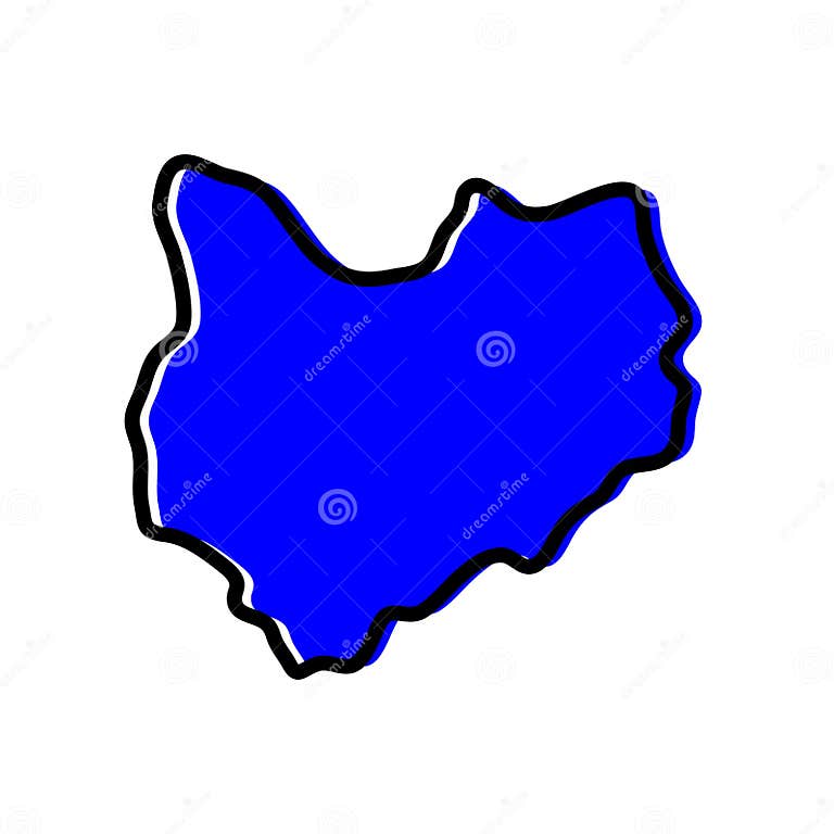 Kirundo Province of Burundi Vector Map Stock Illustration ...