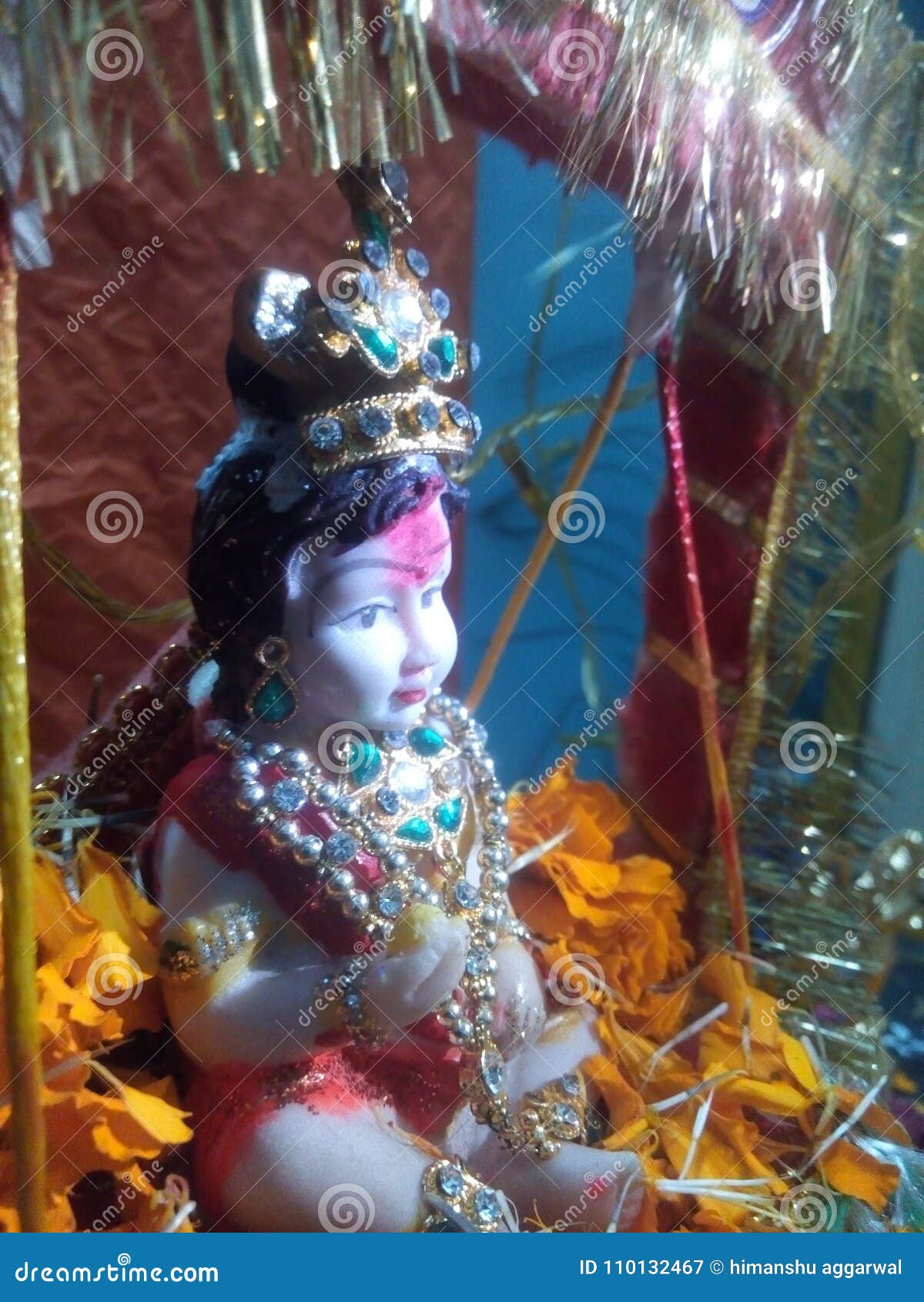 Kishna stock image. Image of celebration, kishna, janmastmi - 110132467