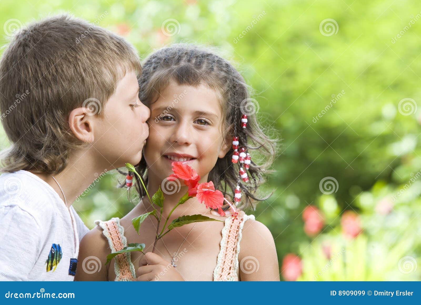 Kiss stock image. Image of love, fresh, kiss, children - 8909099