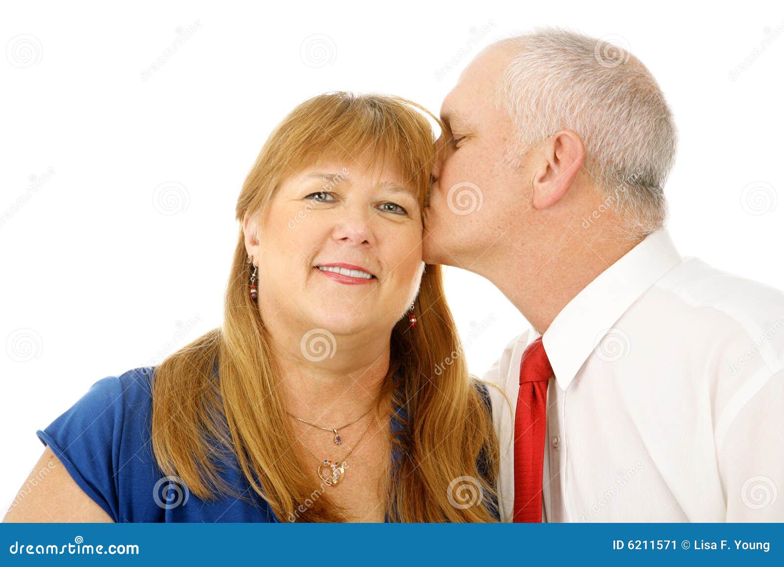 Kiss on the Cheek stock image. Image of companionship - 6211571