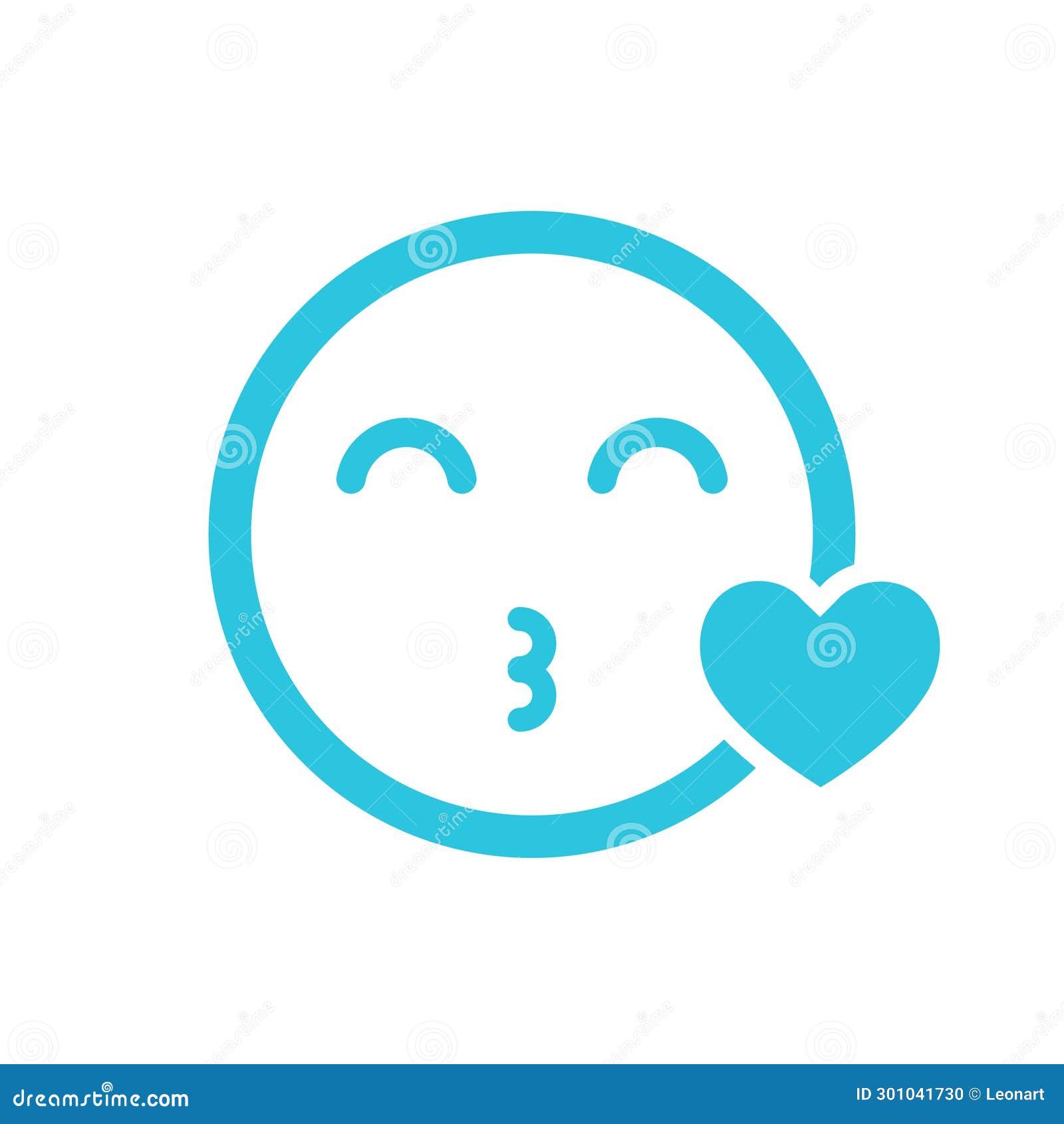 Kiss emoji ico stock vector. Illustration of female - 301041730