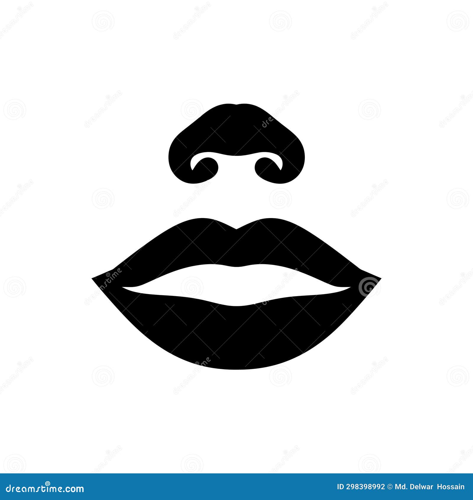 Kiss icon stock vector. Illustration of intimacy, embrace - 298398992