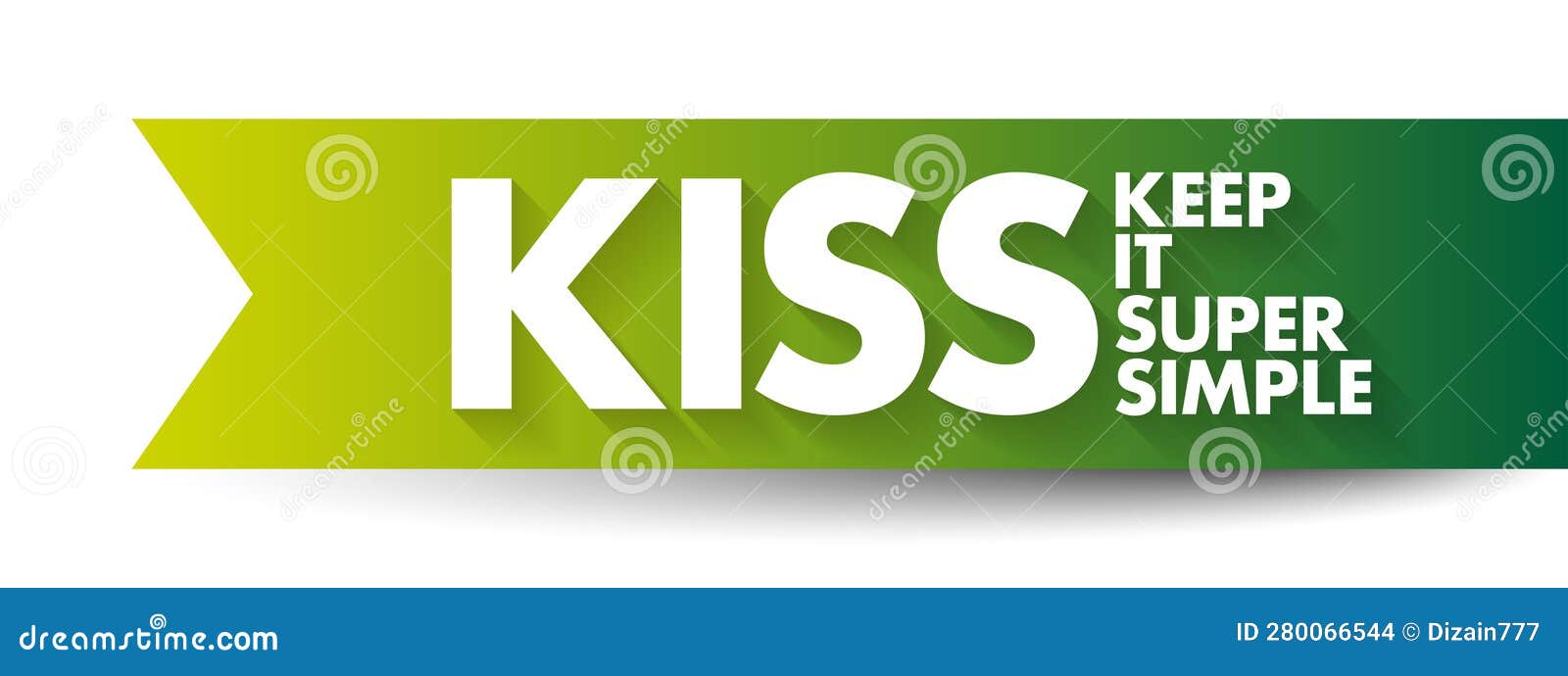 Kiss-principle In Red Stock Photo | CartoonDealer.com #253107540