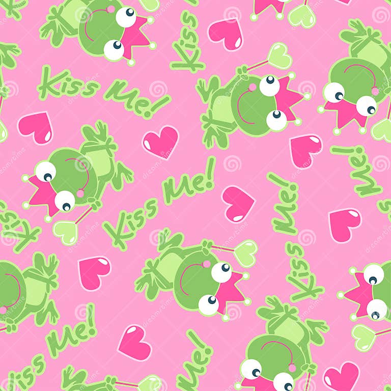 Kiss me frog. stock vector. Illustration of cute, frog - 39125828