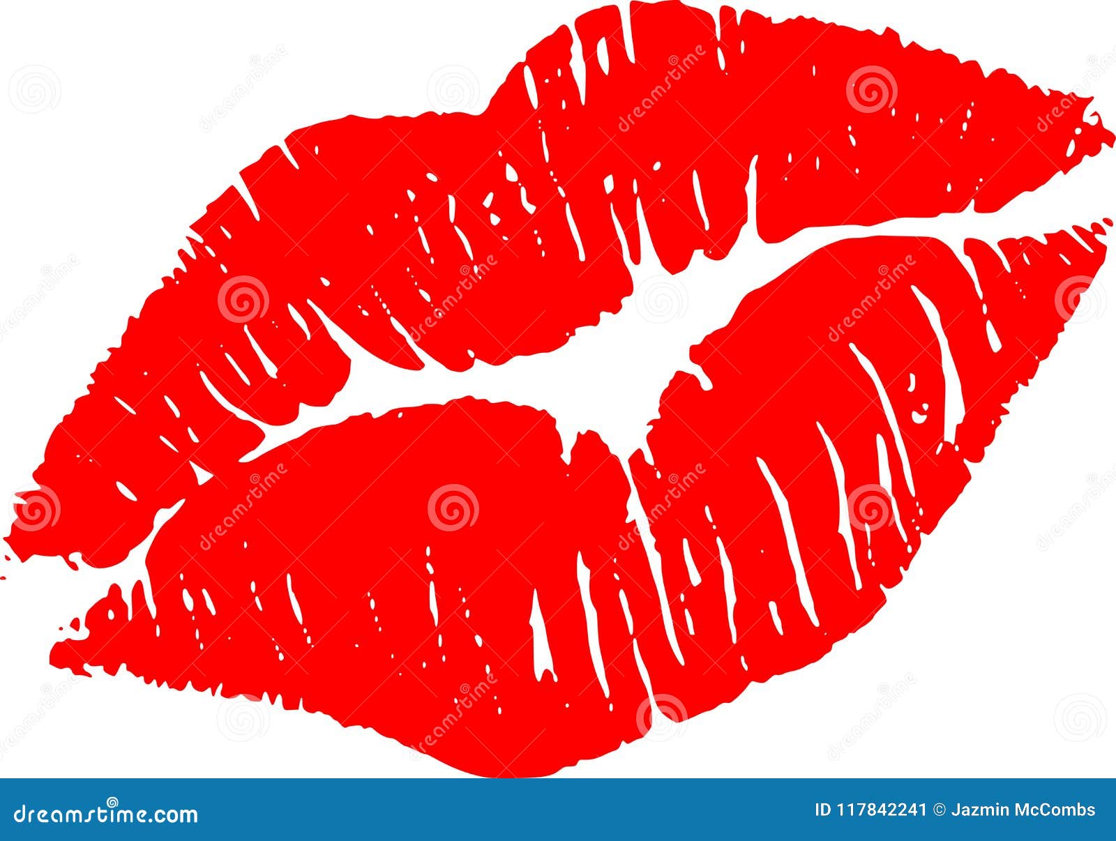 Kiss Me red stock illustration. Illustration of styrofoam - 117842241