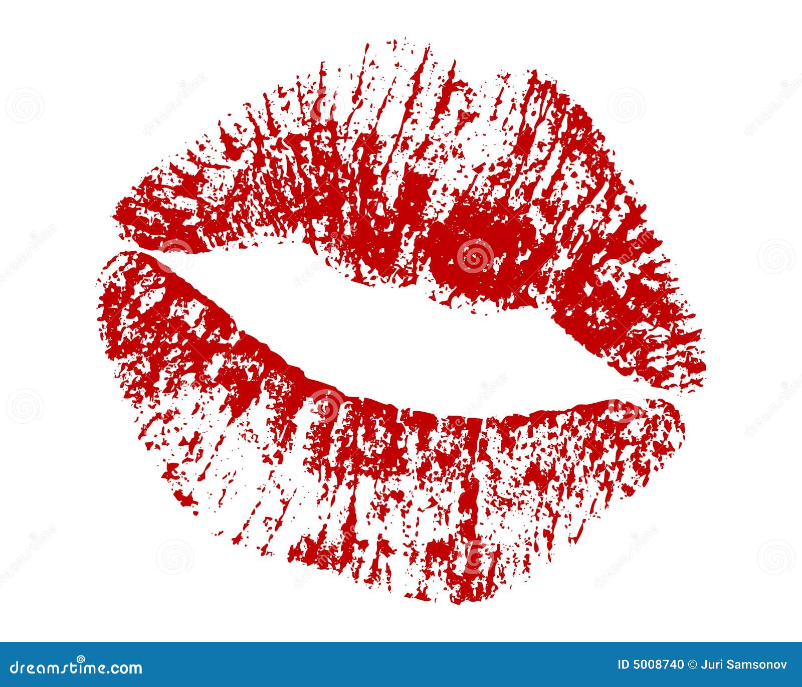 Free Kiss Prints Clipart