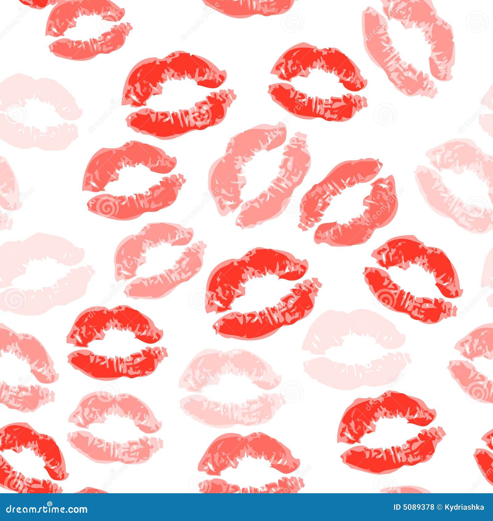 Kiss Seamless Background, Lips Stock Vector - Illustration of kiss ...