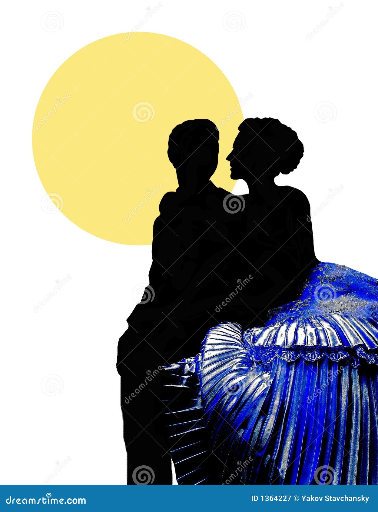 KISS of TWO ENAMOURED-2 stock illustration. Illustration of lesbians ...