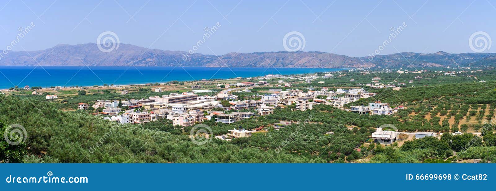 Kissamos (Kastelli) Town on Crete, Greece Stock Photo - Image of coast ...
