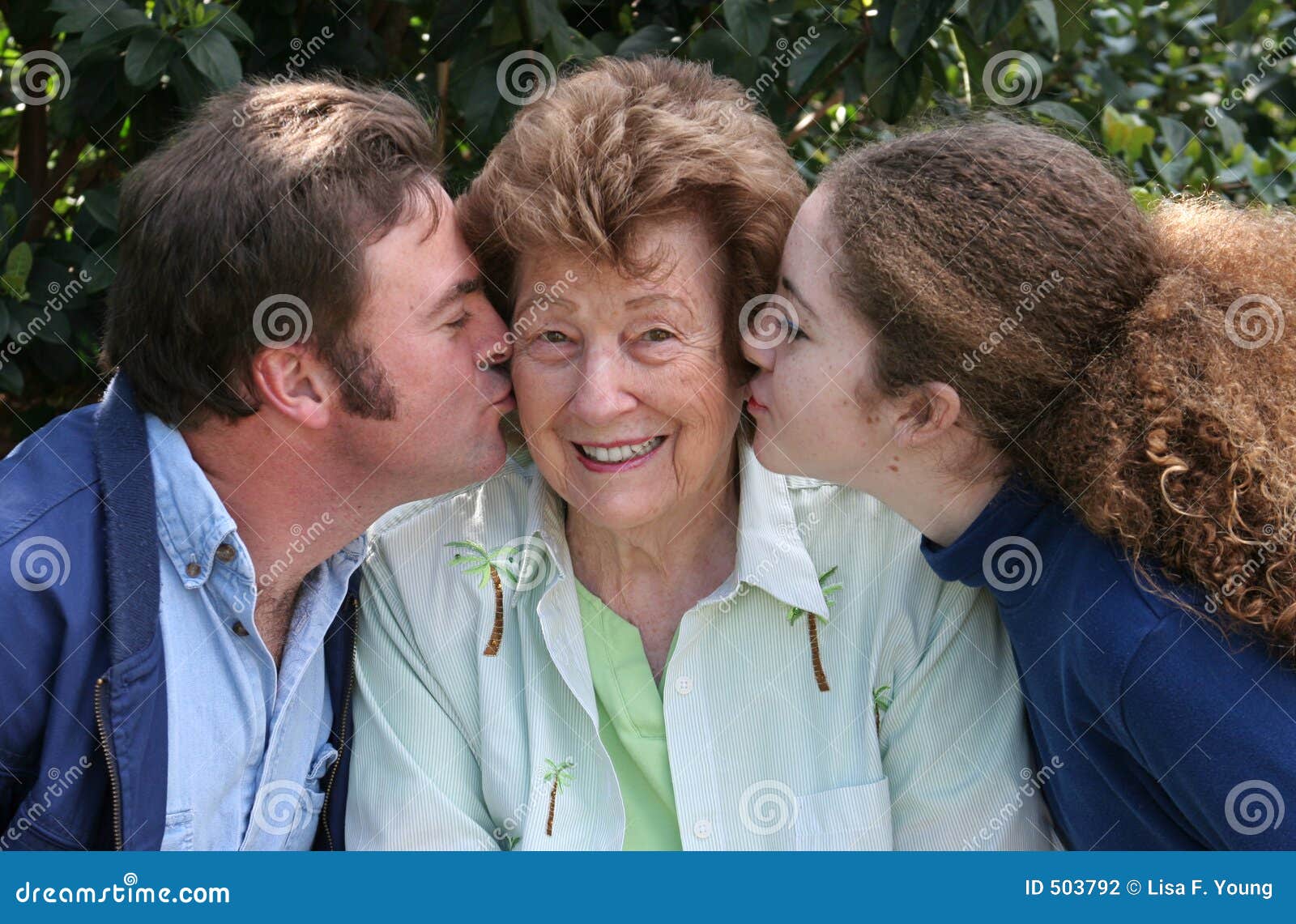 Kisses and Smiles stock photo. Image of affection, family - 503792